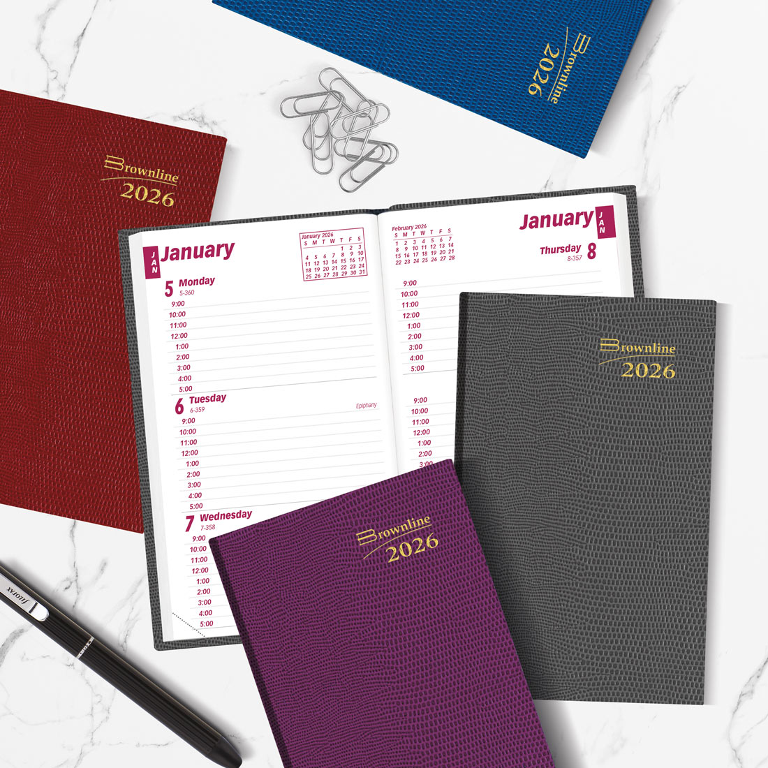 Time Works Wonders Planner 2025 Brownline® 2025 Traditional Daily ...