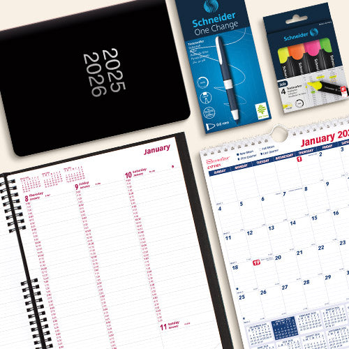 CoilPro™ Weekly Appointment Book, 2026 (CB950C.BLK-26, CB950C.RED-26 ...